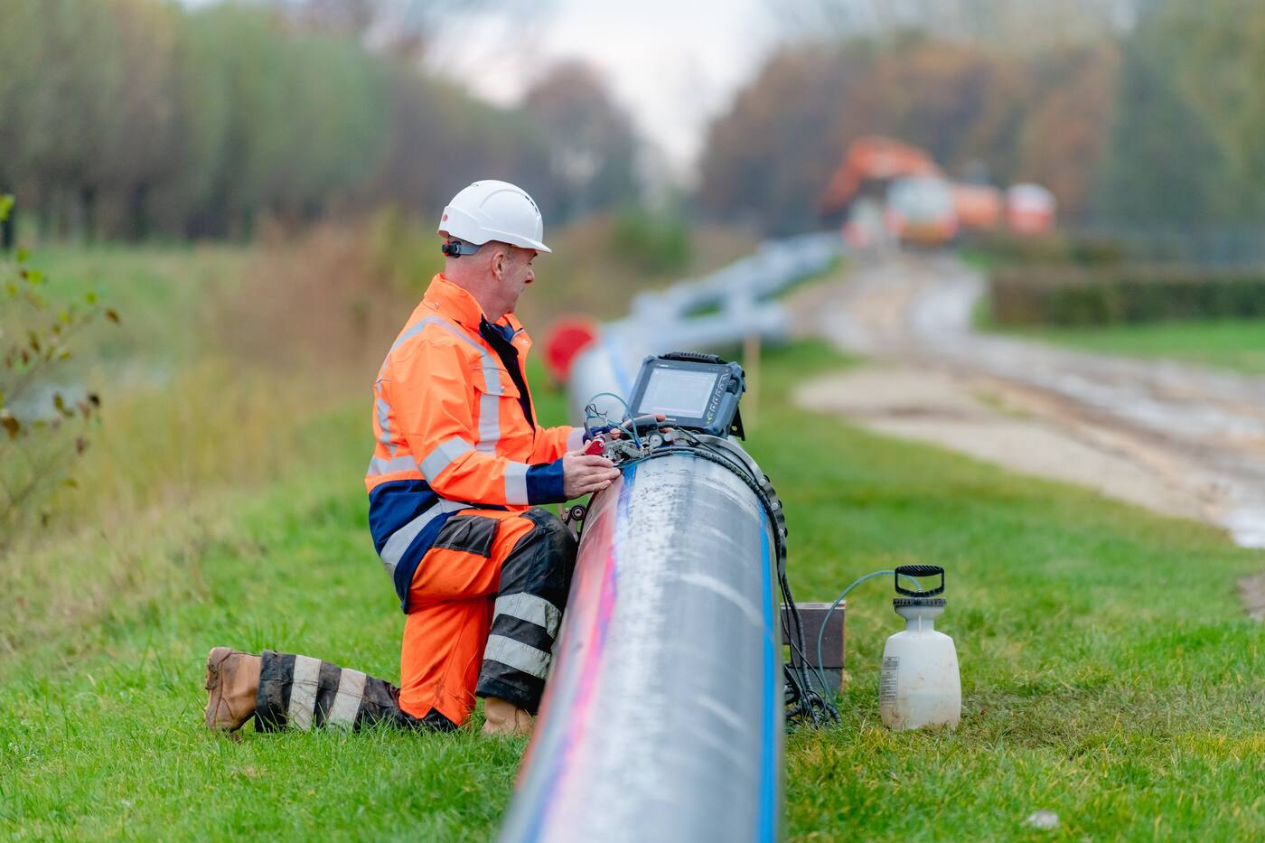 Non-destructive testing of butt fusion welding