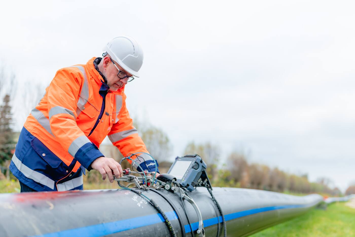 Non-destructive testing of electrofusion welding